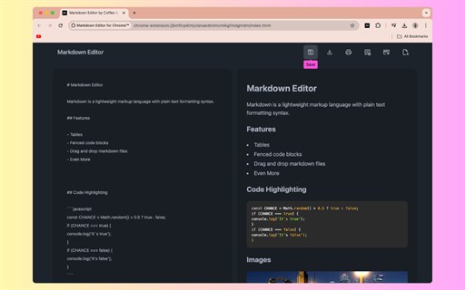 Markdown Editor for Edge™ – Easy GitHub-Flavored Markdown