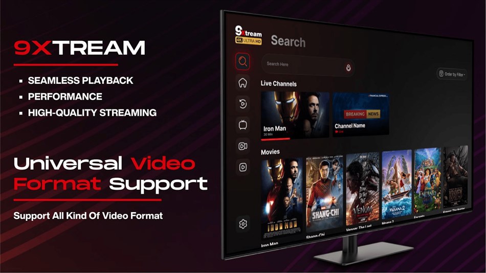 9Xtream 4K Player (by 4K Media Corp) - (Windows Apps) — AppAgg