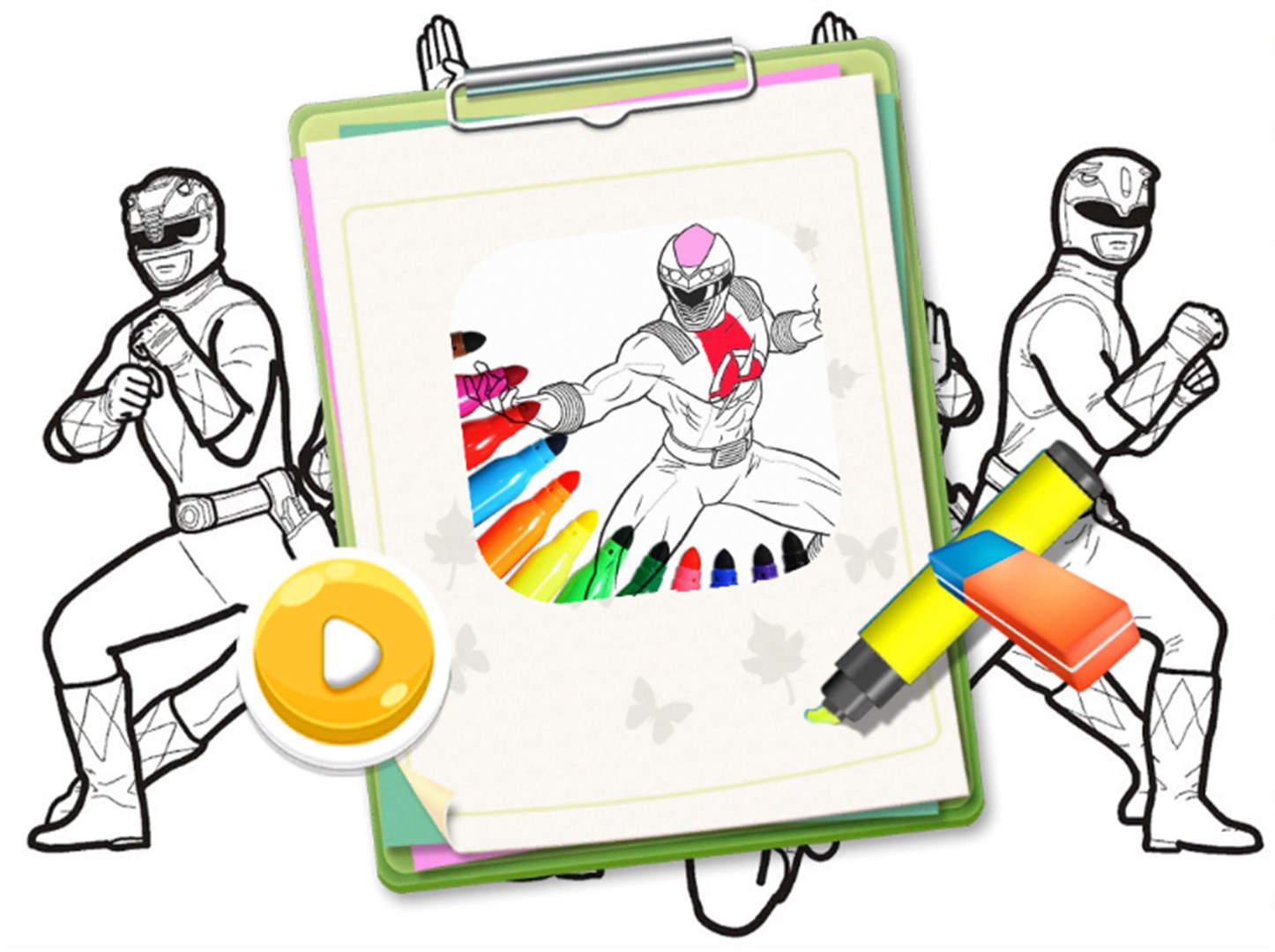 Power Rangers Super Megaforce Coloring Pages