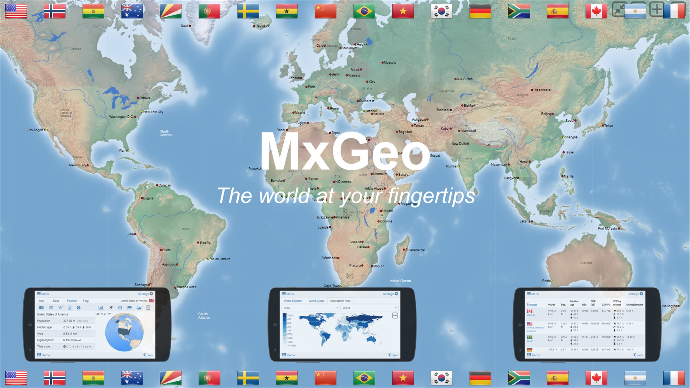 Windows World Map