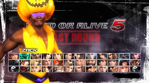 Buy DEAD OR ALIVE 5 Last Round Zack Halloween Costume 2014 | Xbox