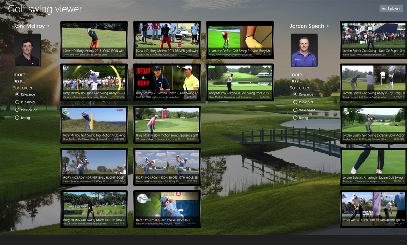 Golf swing viewer (by Gerald Wallner) - (Windows Apps) — AppAgg