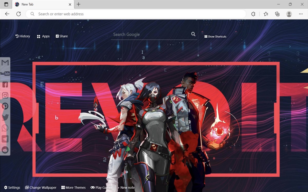 Valorant Wallpaper - Custom HD New Tab Background
