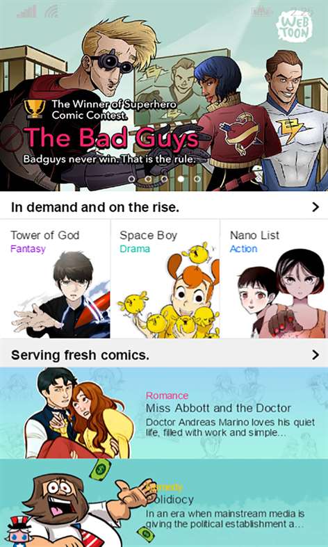 Get LINE WEBTOON Comics - Microsoft Store