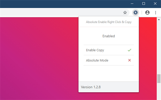 Absolute Enable Right Click & Copy - Browsing without Restrictions