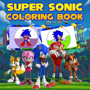 Super Sonik Coloring Book for PC Windows