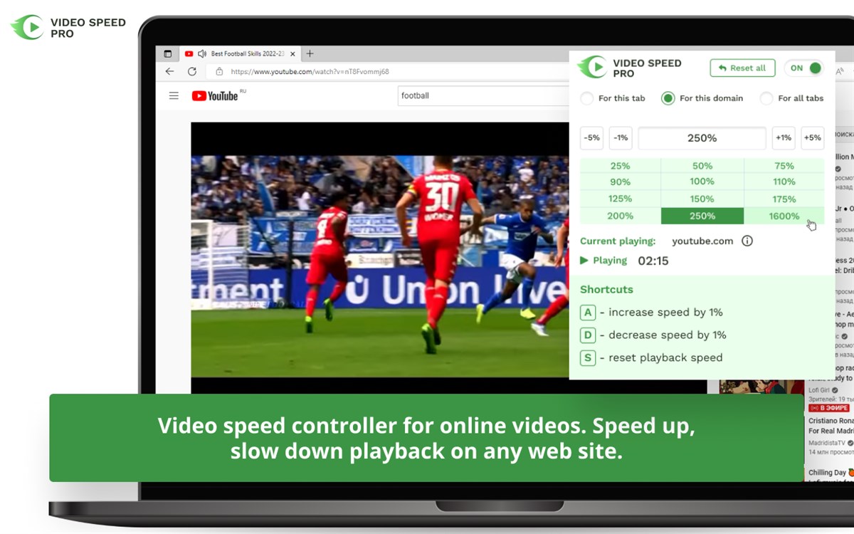 Video Speed Pro: Precise Video Speed Controller