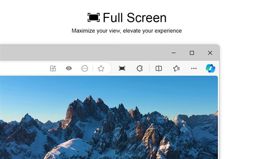Full Screen for Edge - One-Click Fullscreen