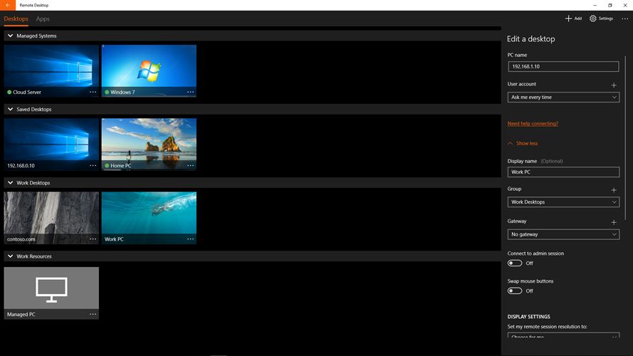 Microsoft: Remote Desktop Client für Windows 10 verlässt die Preview-Phase