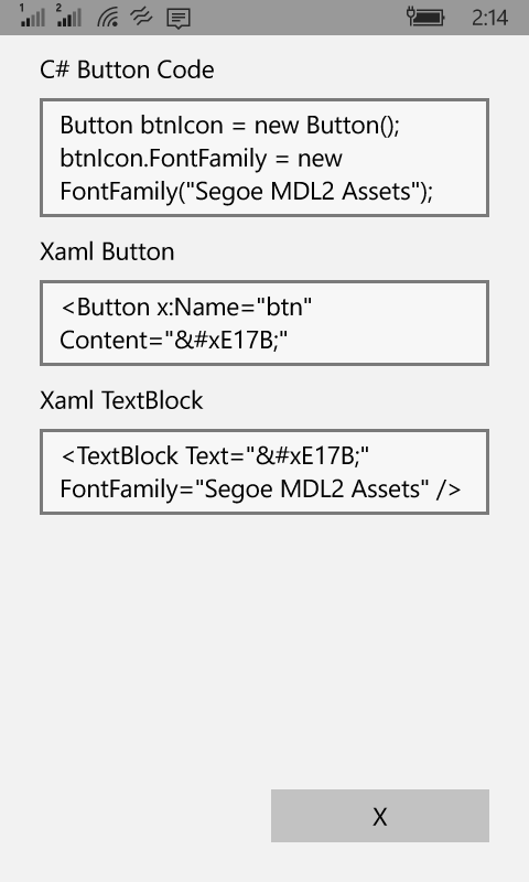 Uwp Segoe Mdl2 Assets For Windows 10 