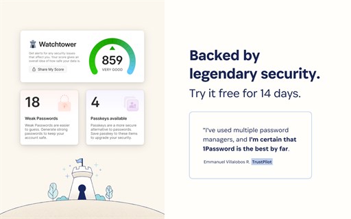 1Password – Secure Password Manager for Your Browser