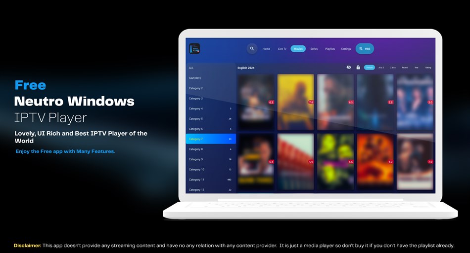 Neutro IPTV Player (by Neutro IPTV Player) - (Windows Apps) — AppAgg