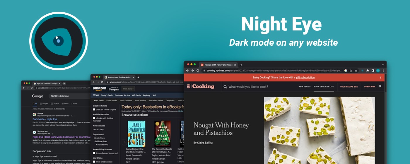 Dark Mode - Night Eye: Protect Your Eyes While Browsing