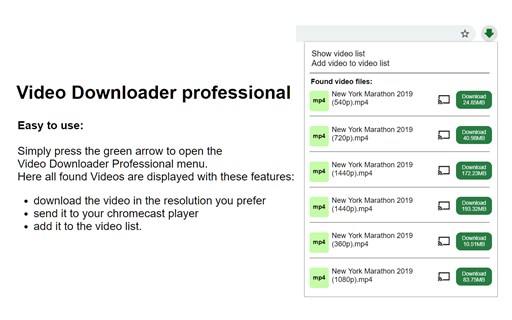Video Downloader professional - Module edge