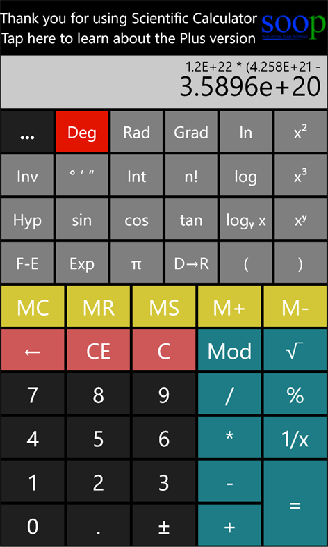 Calculator Windows 10