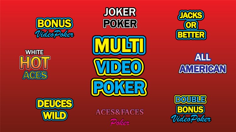 MULTI VIDEO POKER FREE OFFLINE GAMES (by Lucky Jackpot Casino ...