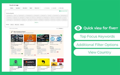 Fiverr Quick View - Fast Gig Insights