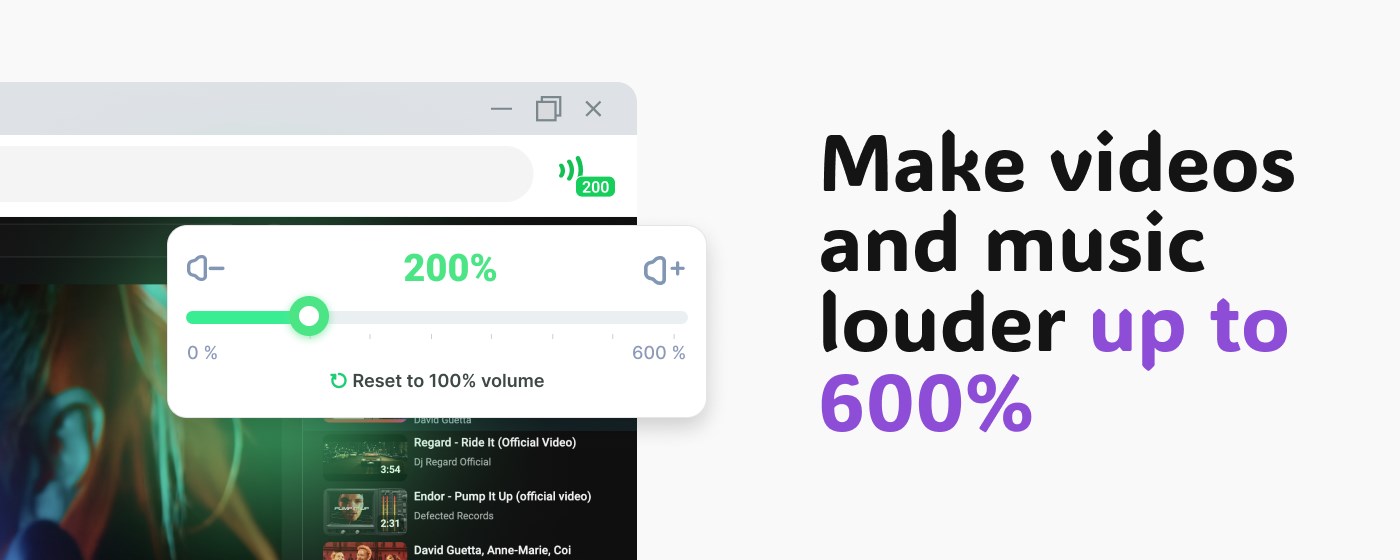 Volume Master — Increase Volume - Complemento de edge