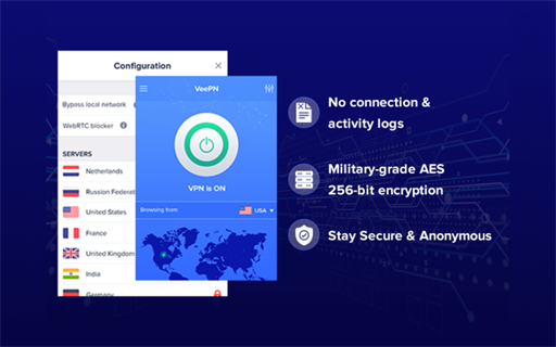 Free VPN for Edge - VeePN Proxy & Privacy Tool