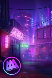 Buy AAA Dynamic Scenes - Neon Metropolis Alley Dynamic Scene | Xbox