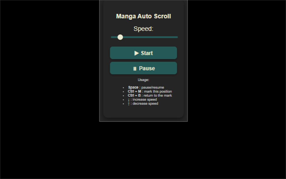 Manga Auto Scroll - Smooth Hands-Free Manga Reading