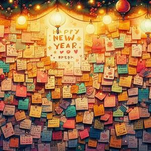 New Year Wish Wall - Microsoft Edge Addons