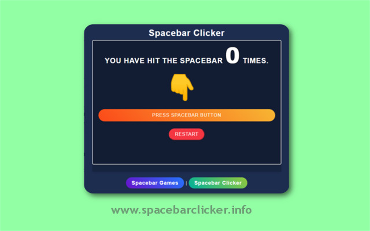 Spacebar Clicker - Boost Your Spacebar Speed Fast