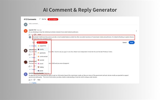 EasyComment - Free YouTube Comment Generator & Analyzer