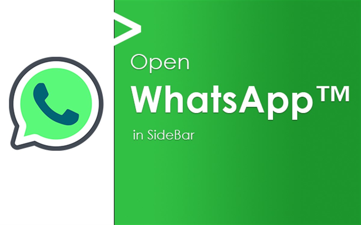 Open WhatsApp Web™ in Sidebar for Edge - WSideBar
