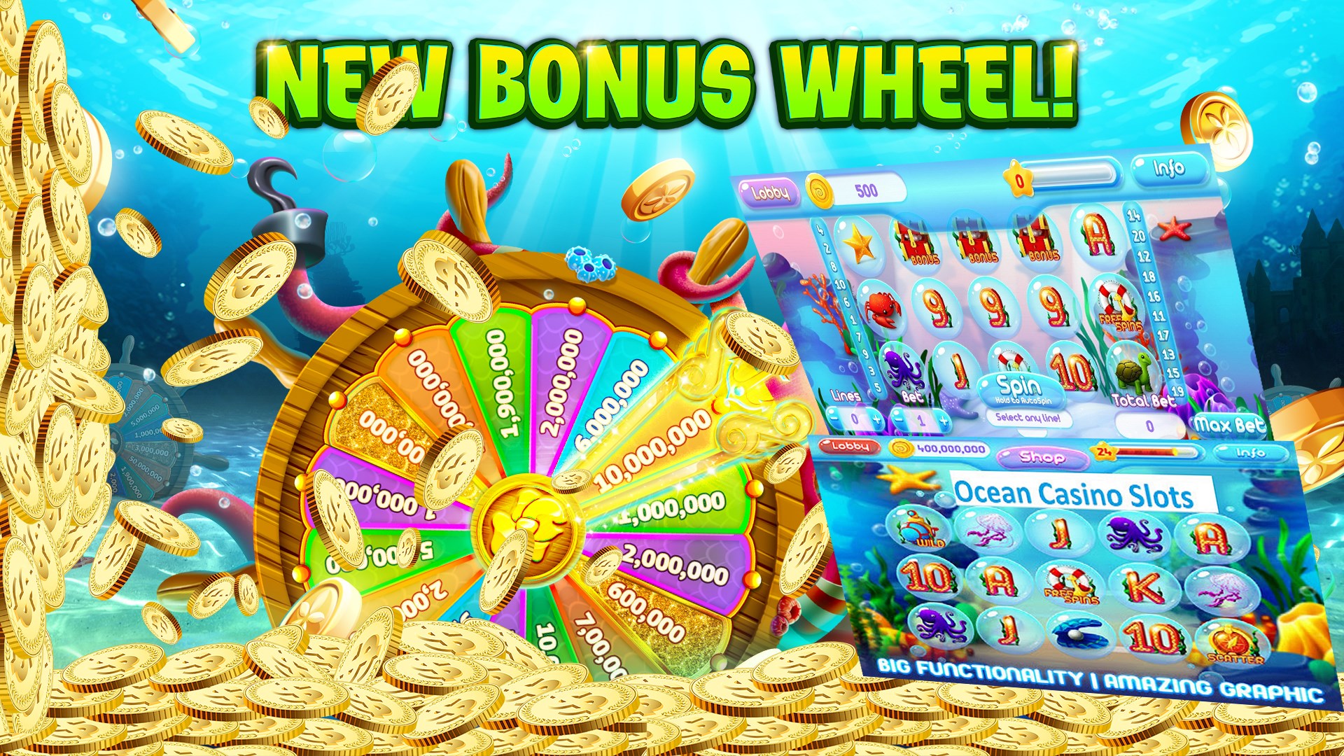 Slots Game: Aqua Pearls Slots を入手 - Microsoft Store ja-JP