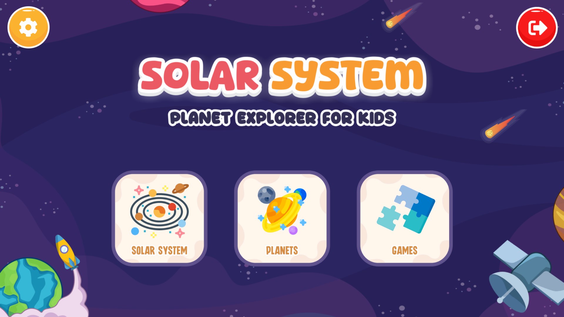 Solar System Game Apps For Kids Solar System Games Kids Online