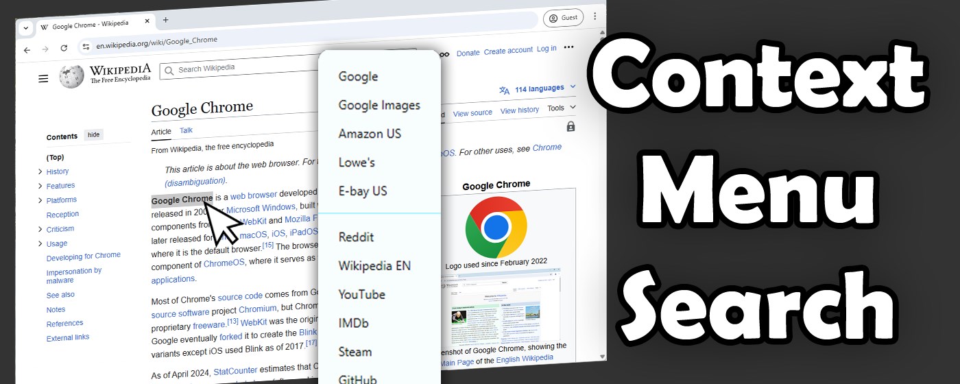 Context Menu Search Estadísticas, descargas y comprobación de seguridad ...