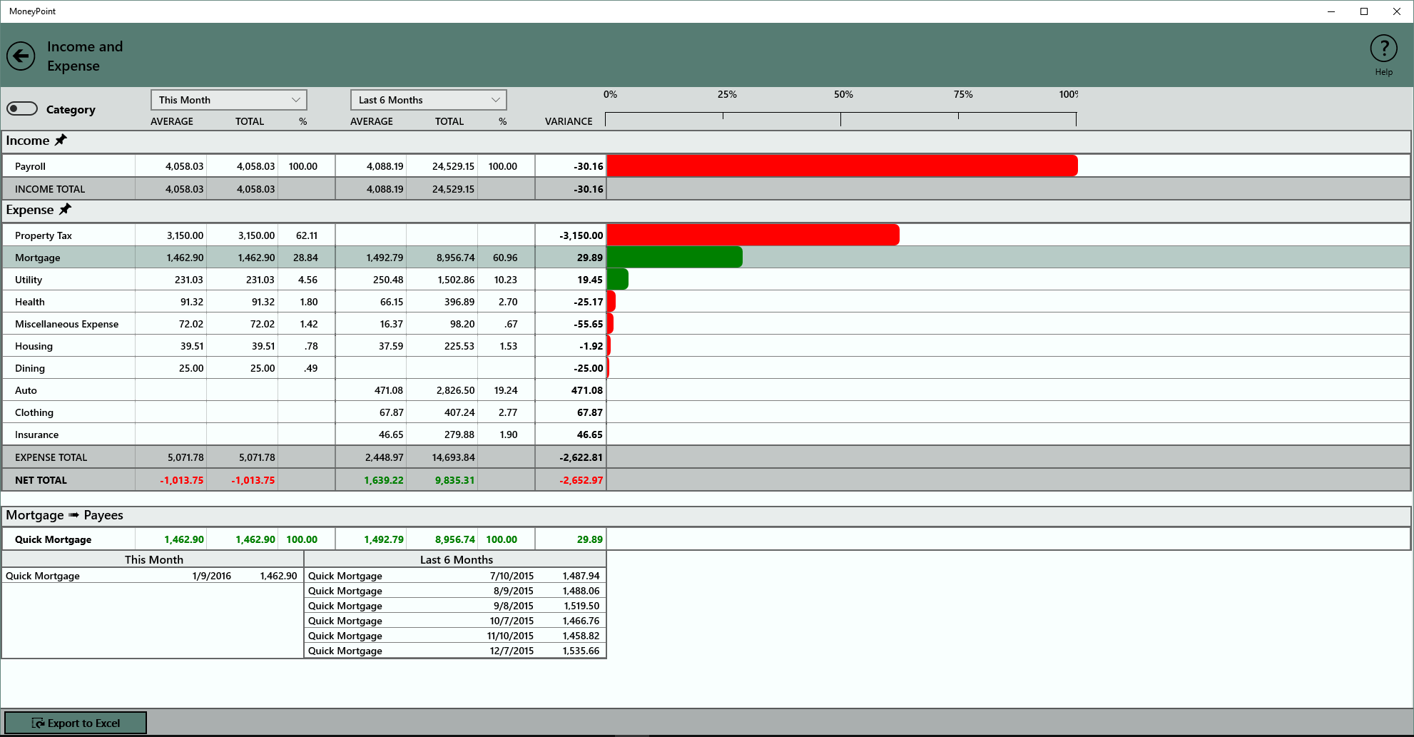 MoneyPoint for Windows 10