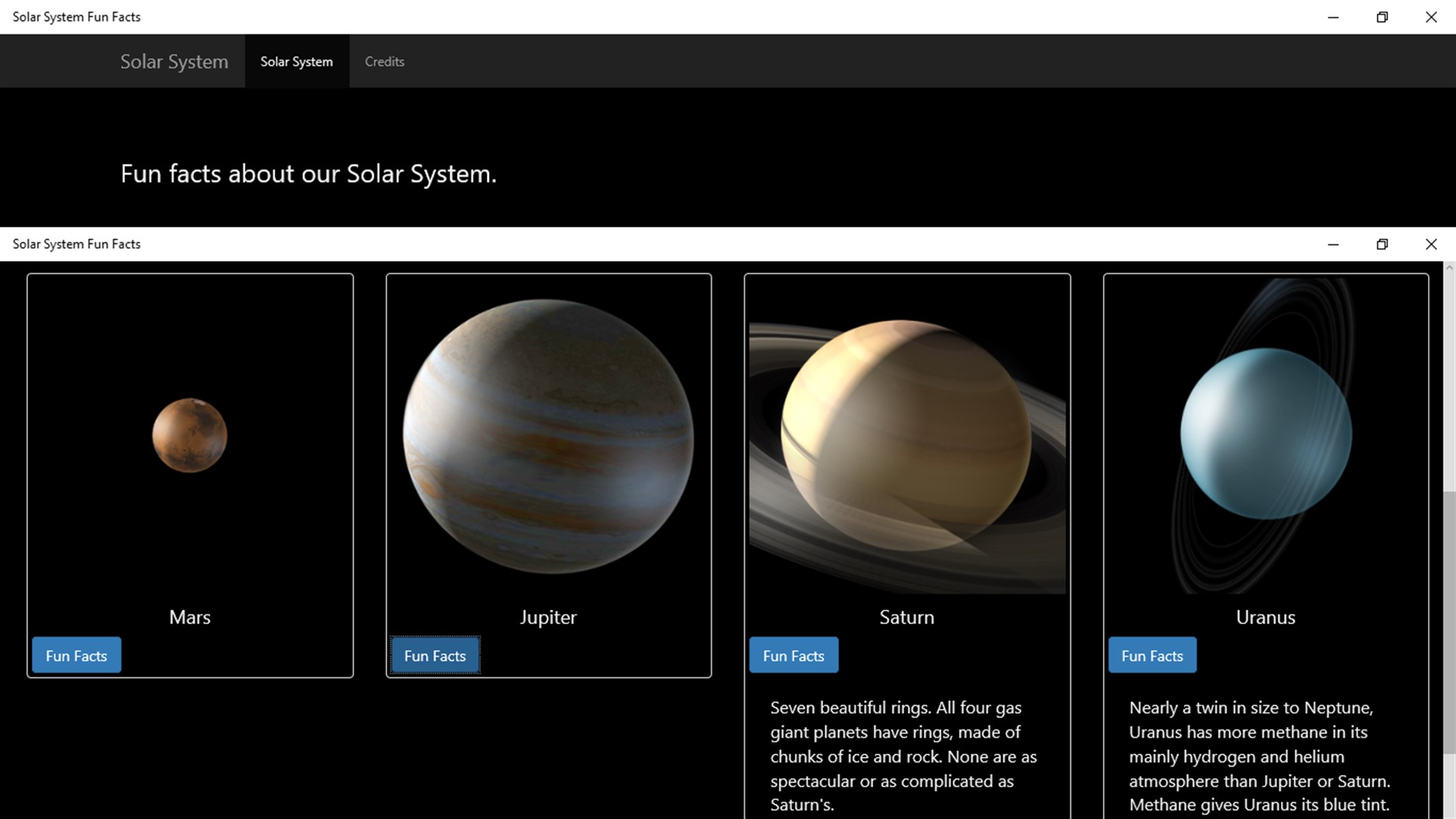 Solar System Apps