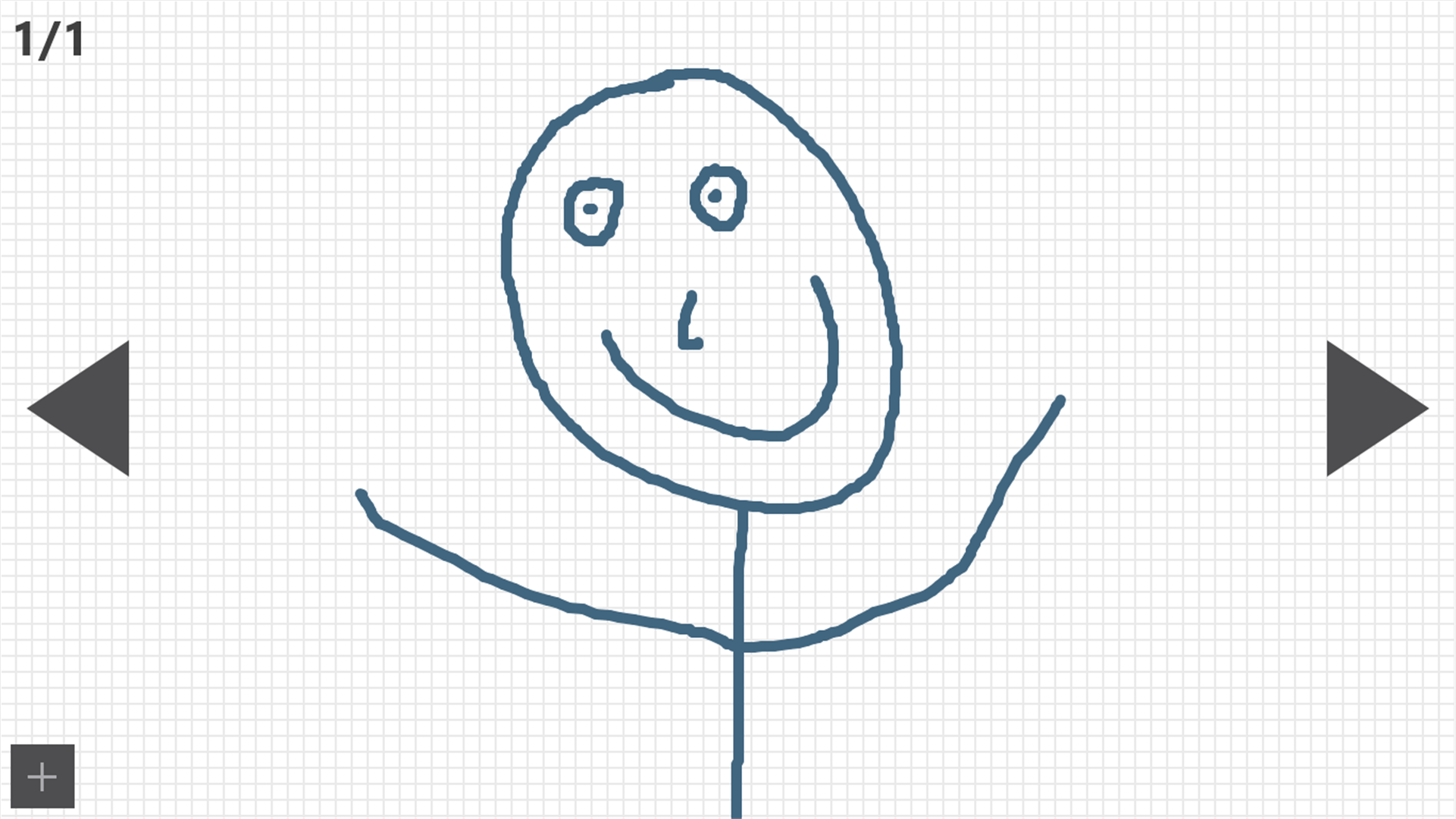 Happy Stick Figure Face