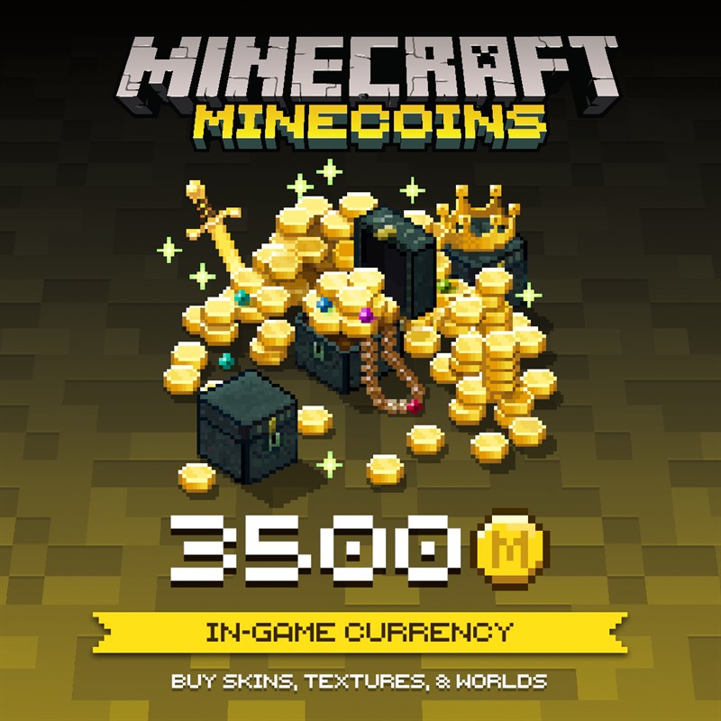 Minecraft Minecoin Pack: 3500 Coins Xbox One — buy online and track ...