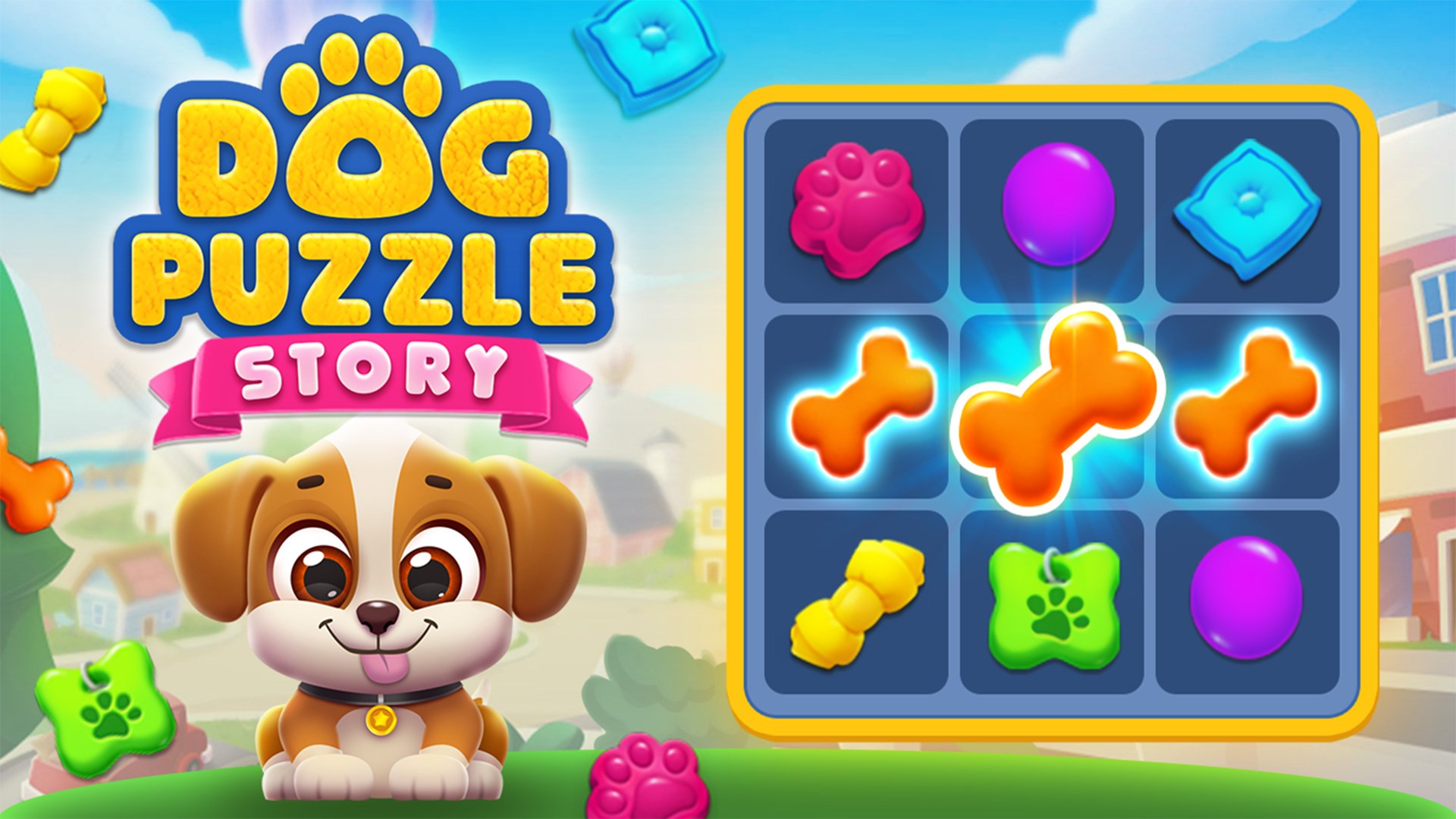 브라우저에서 Dog Puzzle Story 게임 플레이 | MSN 게임