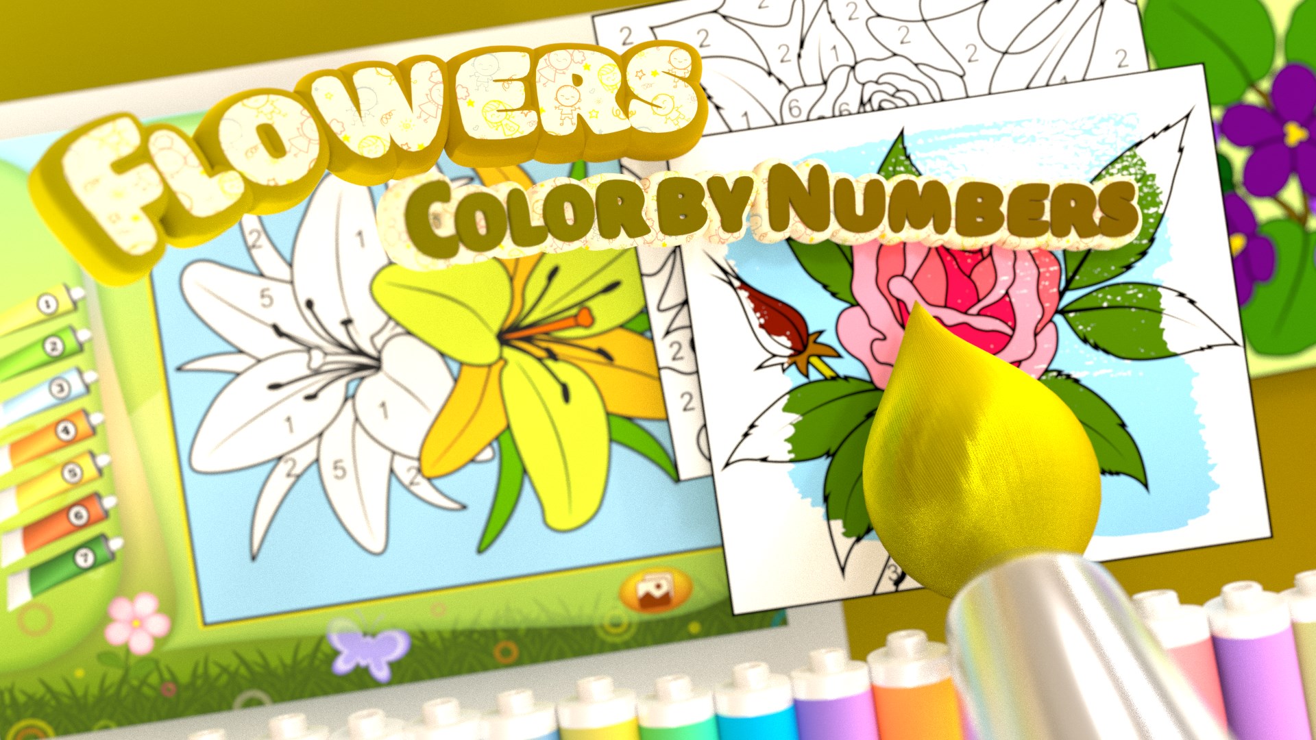 Flowers - Color by Numbers | Xbox Clips & Screenshots