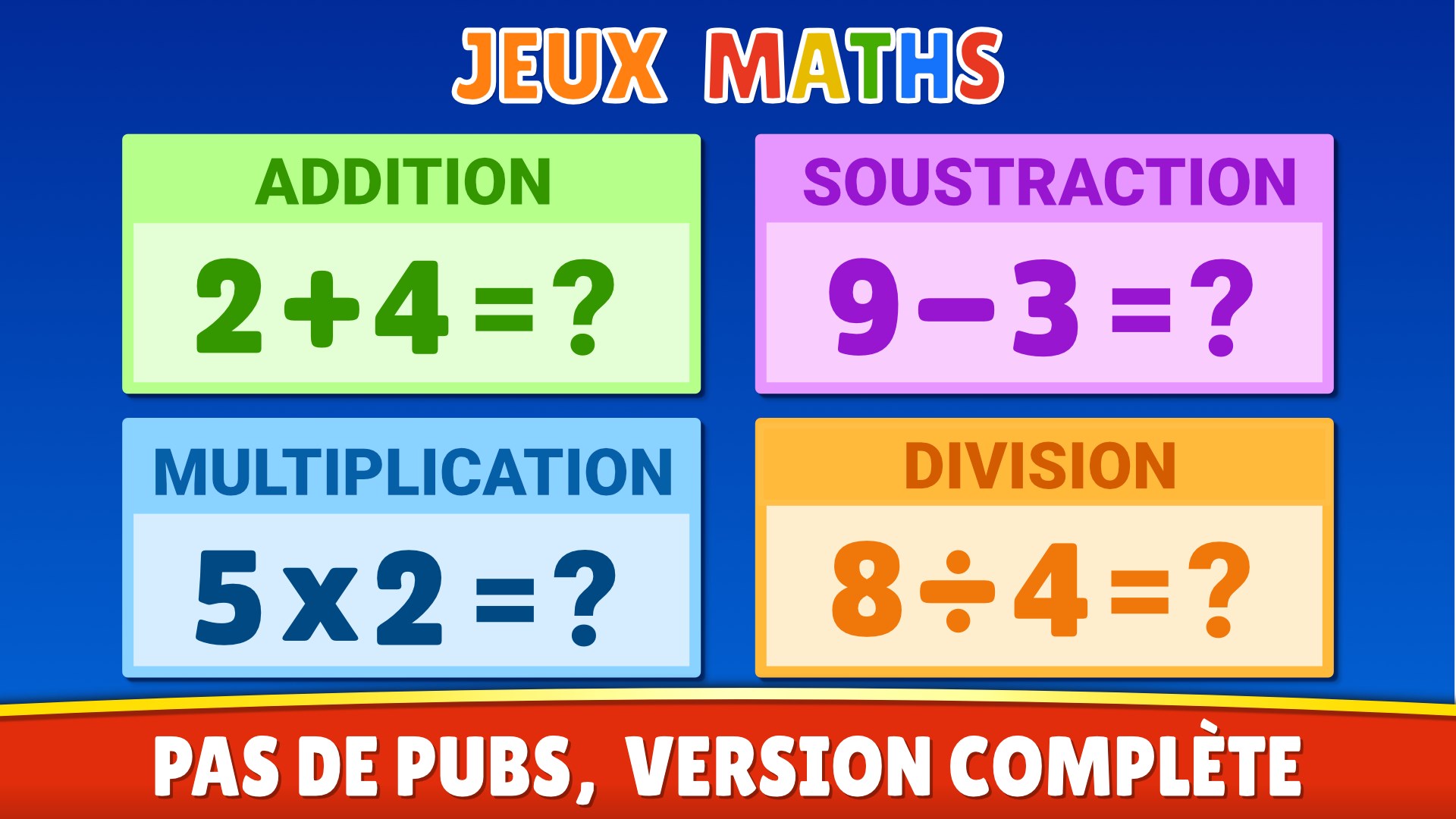 Recevoir Jeux de math (français) - Microsoft Store fr-FR