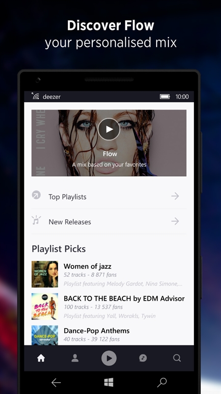 Deezer lança aplicativo universal para Windows 10 | Windows Club