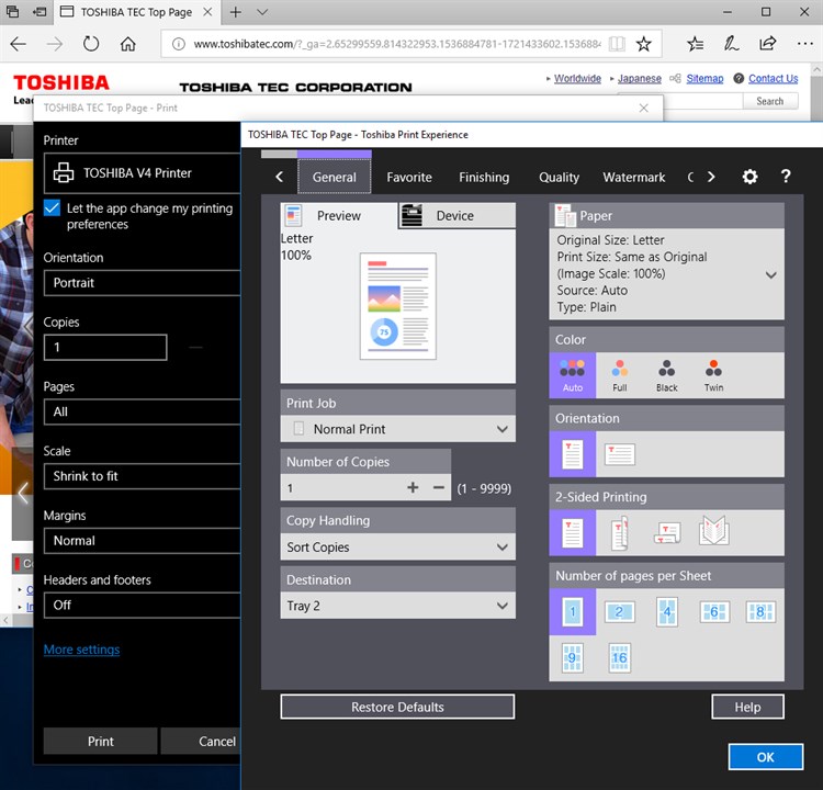 Toshiba Print Experience by TOSHIBA TEC CORPORATION - (Windows Apps ...