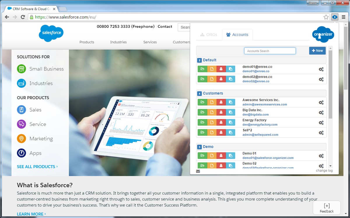 ORGanizer for Salesforce - Ultimate Salesforce Account Manager