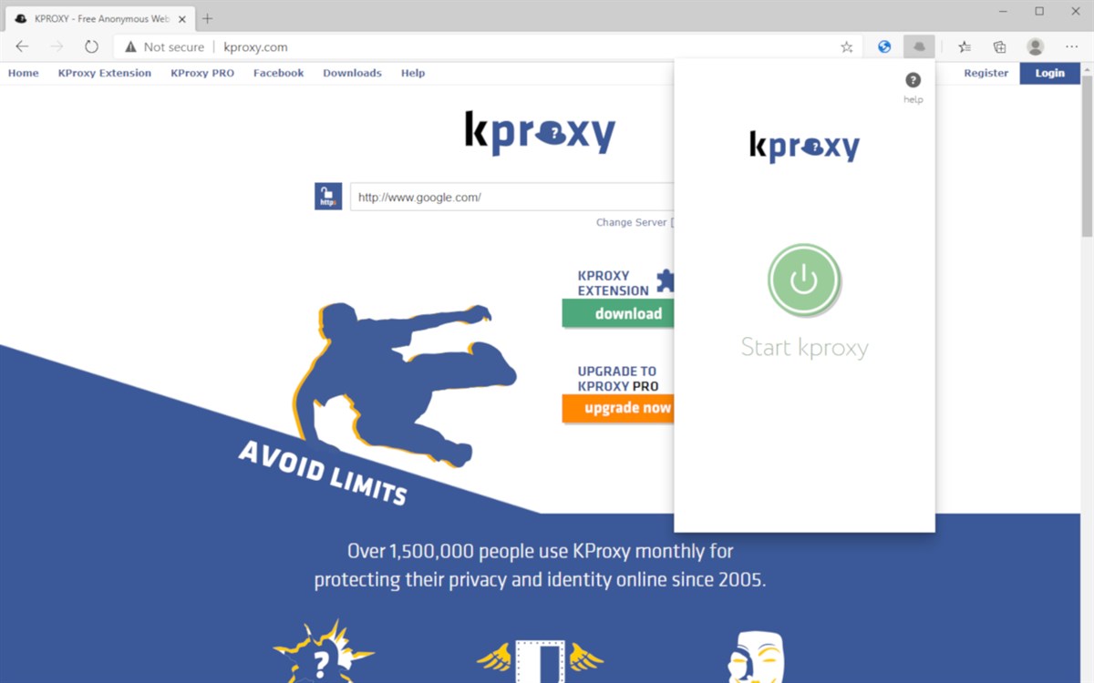KProxy Extension - Best Anonymous Proxy for Work
