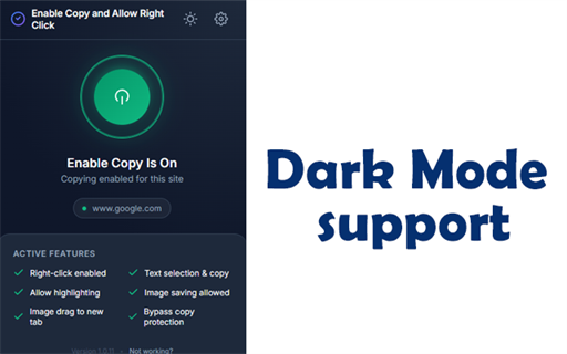 Enable Copy & Right-Click Enabler for Edge