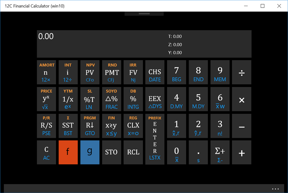 12C Financial Calculator (win10) (von Mercury Technologies) - (Windows ...