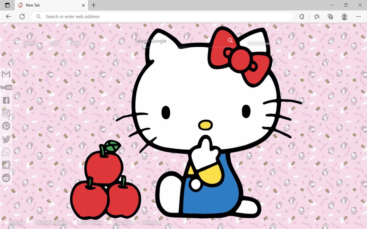 Hello Kitty Wallpaper - Custom HD New Tab Background