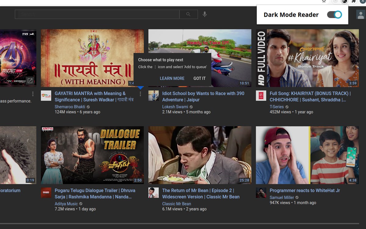 Dark Mode Reader - Complemento de edge
