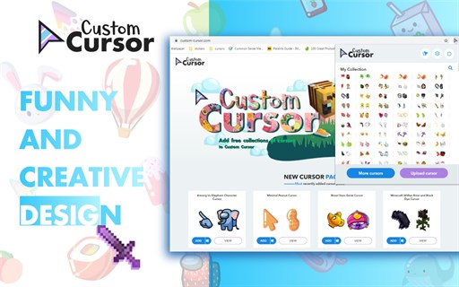Custom Cursor for Microsoft Edge™ - Fun & Free Cursors