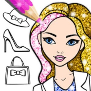 Fashion Coloring Glitter Game - Microsoft Edge Addons