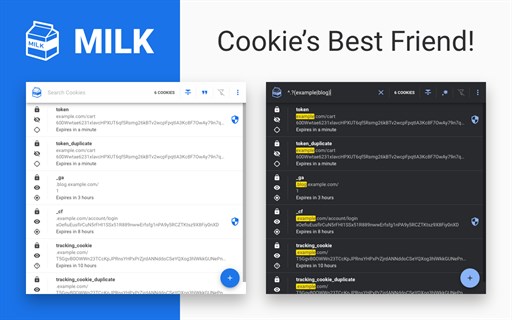 MILK — Modern Cookie Manager for Chrome